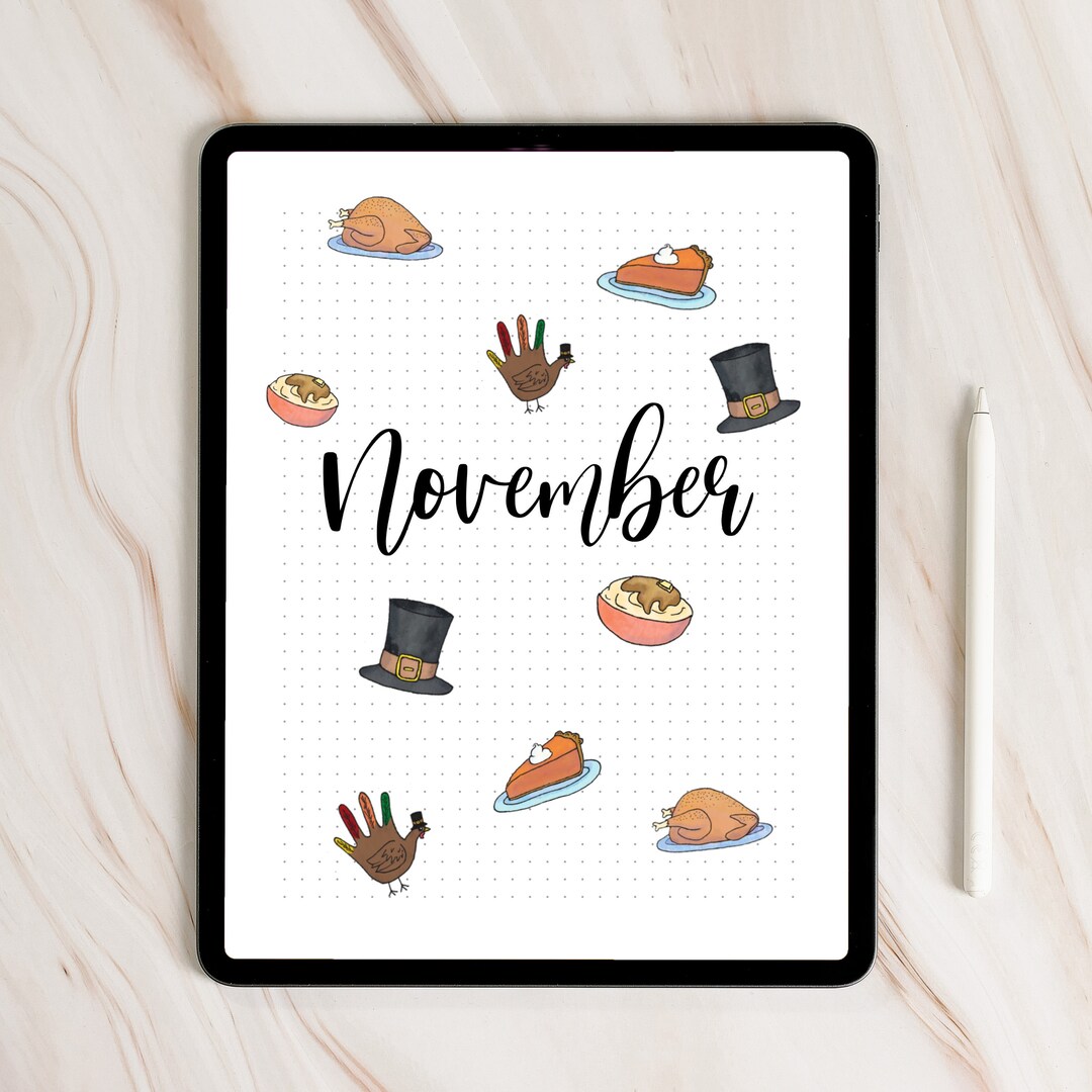November 2024 Digital Bullet Journal - Etsy