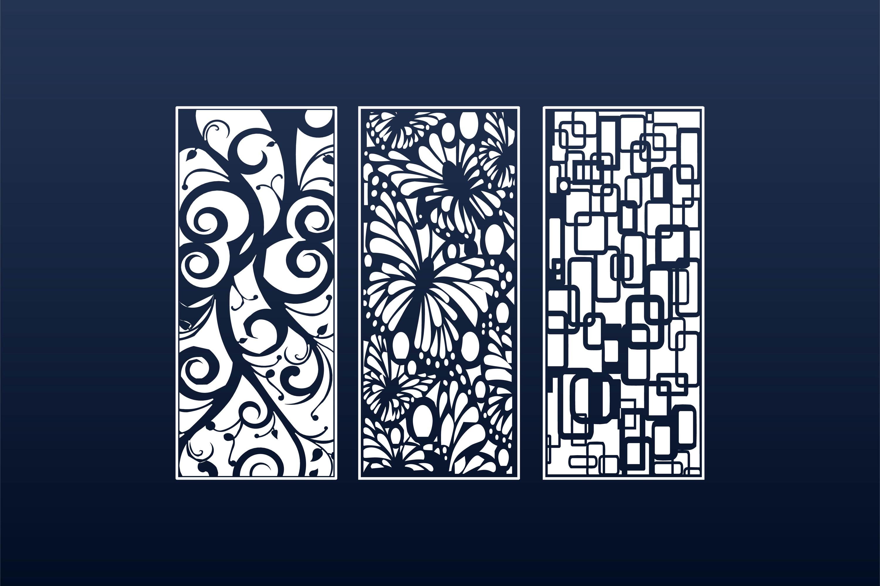 Panel Collection 72+cnc Set for DXF,CNC Loral Pattern, Vector Files ...
