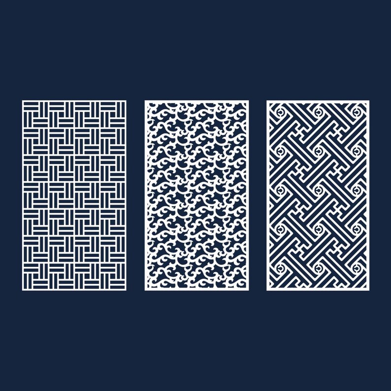 1200+ CNC Floral Panel Designs: Laser Cut Vector Files (digital ...