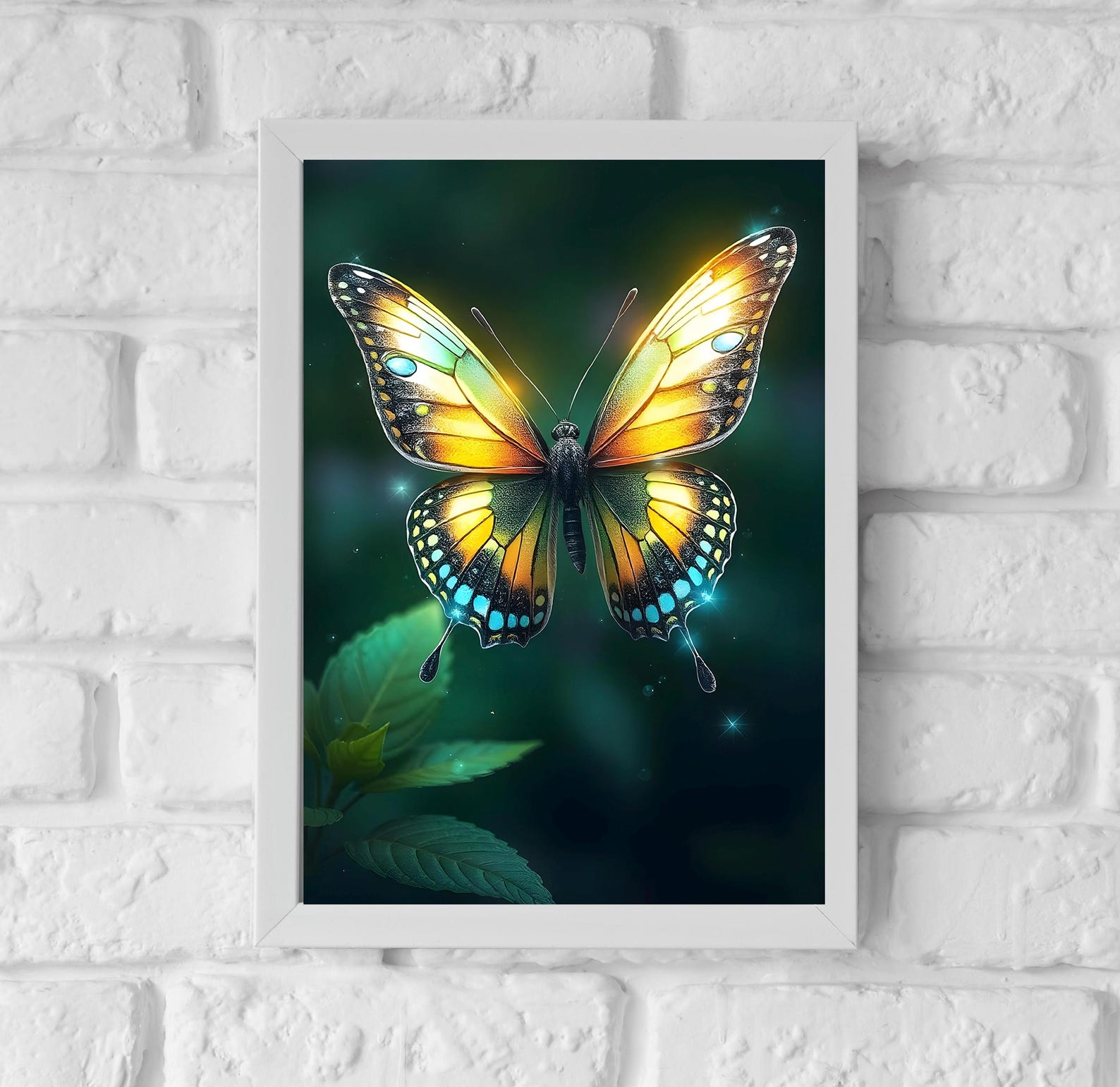 Butterfly Art Digital Art Print, Wall Art, AI Generated, AI Art ...