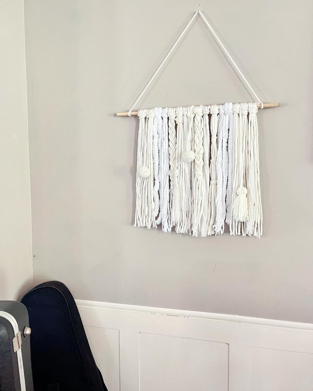 In the Clouds White/ivory Wall Hanging - Etsy