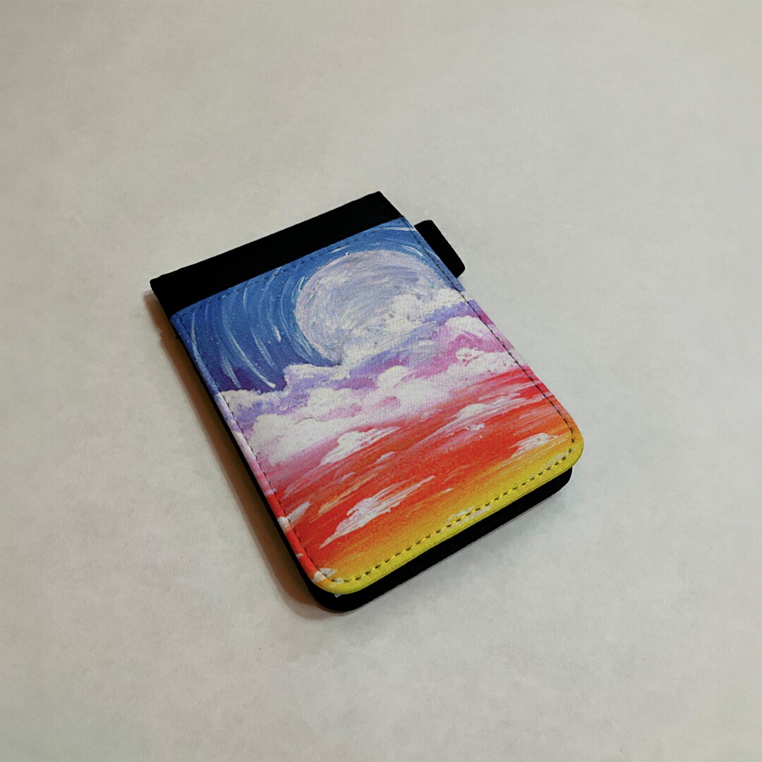 Notepad Cover 3x5 Inch Case, A7 Mini Notebook Cover saturated Moon - Etsy
