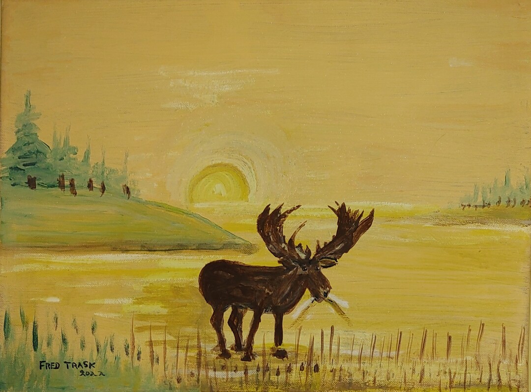 Fred Trask Nova Scotia Folk Art Painting - Etsy