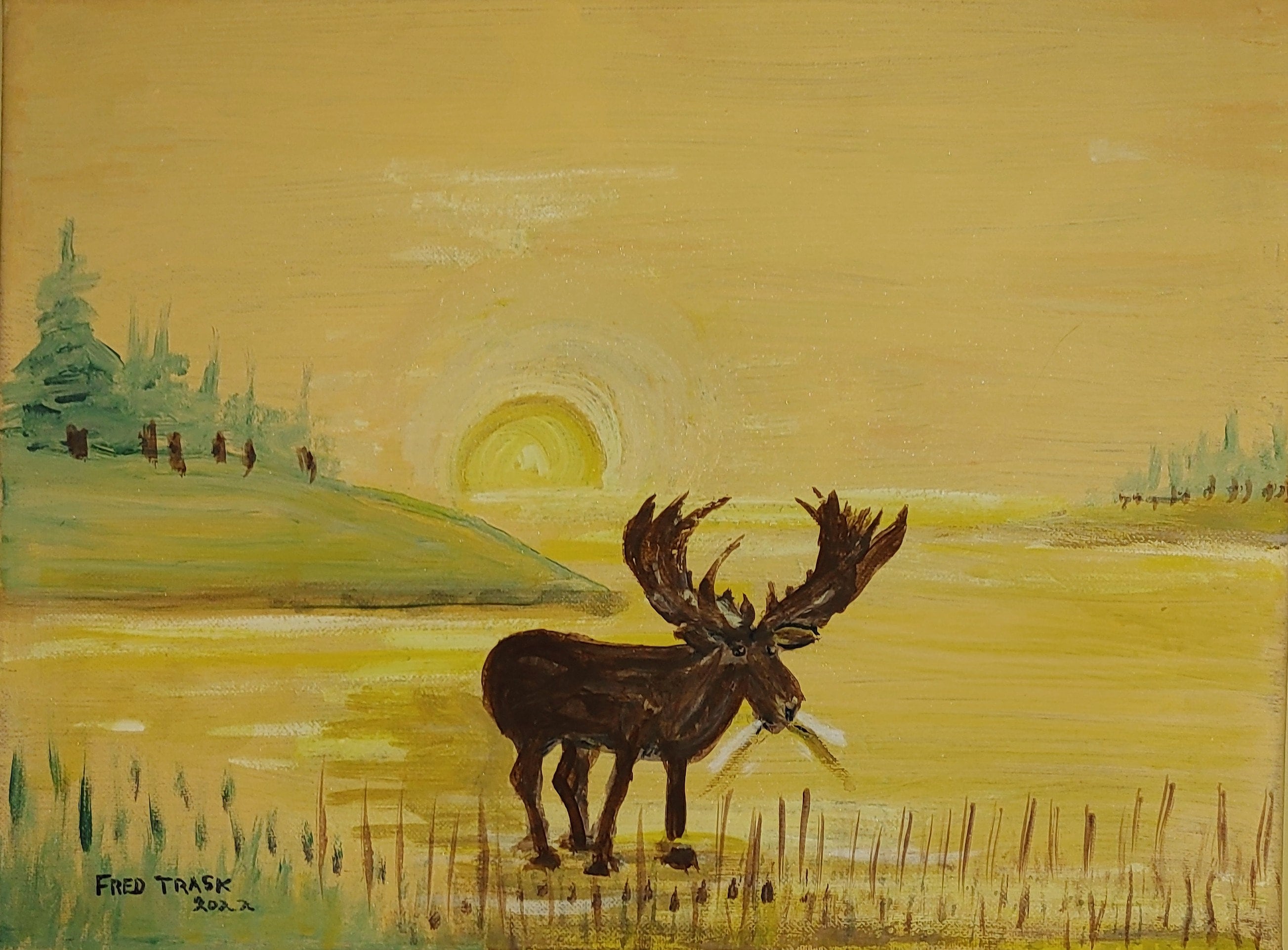 Fred Trask Nova Scotia Folk Art Painting - Etsy