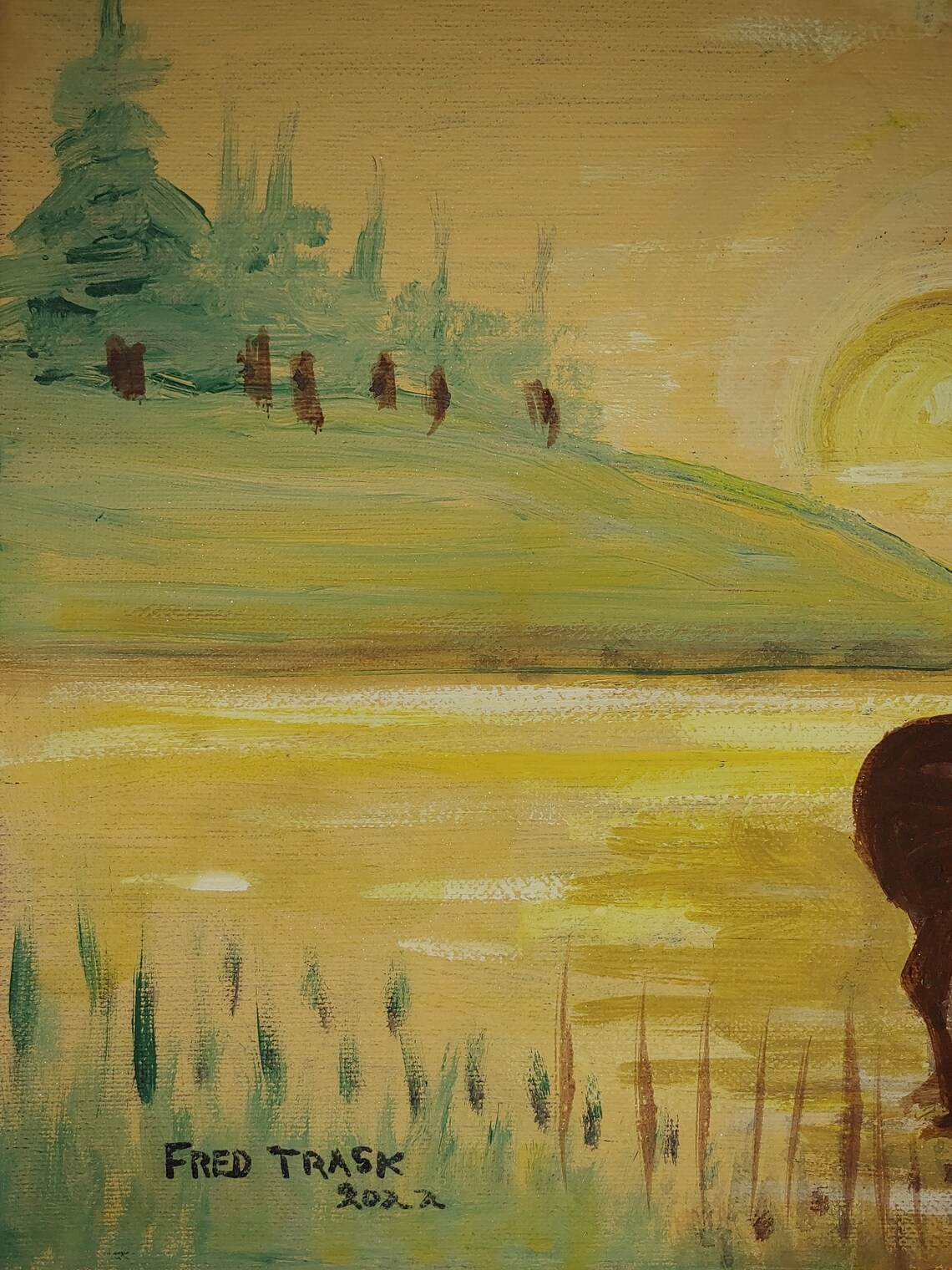 Fred Trask Nova Scotia Folk Art Painting - Etsy