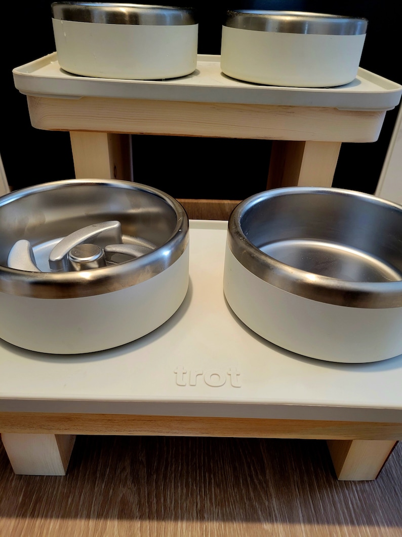 Dog Bowl Stand * for 'trot' Mats * Bowls & Mat NOT Included - Etsy