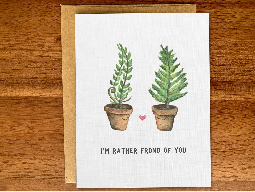 Plant Lover Greeting Card, Plant Mom / Plant Lady Card, Plant Lovers ...