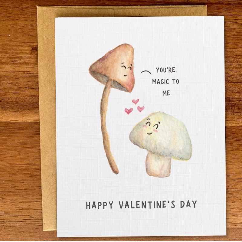 Mushroom Valentine - Etsy