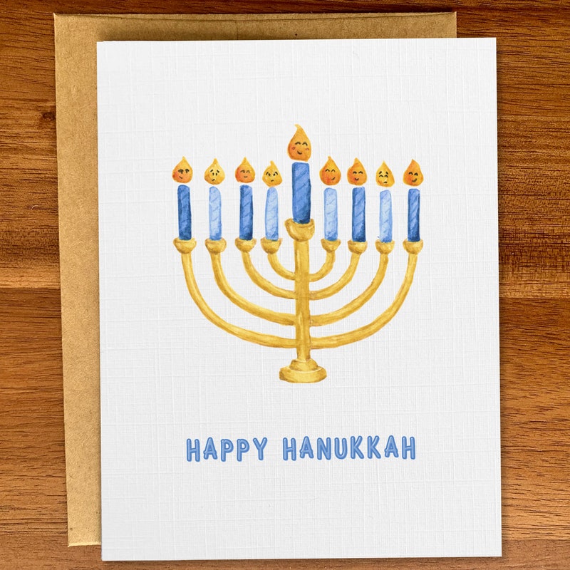 Watercolor Hanukkah - Etsy