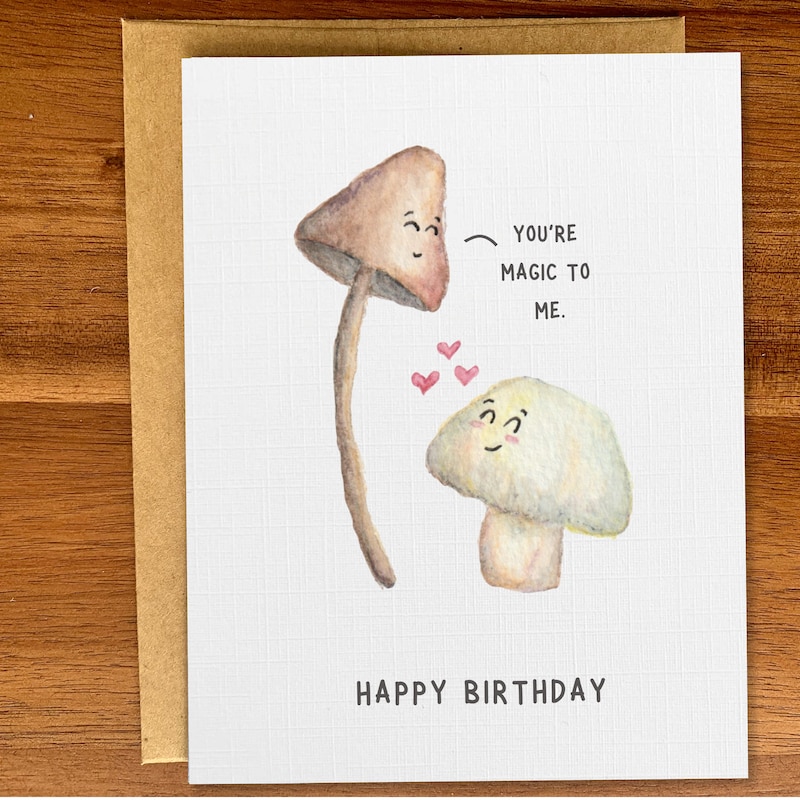 Mushroom Greeting Cards - Etsy