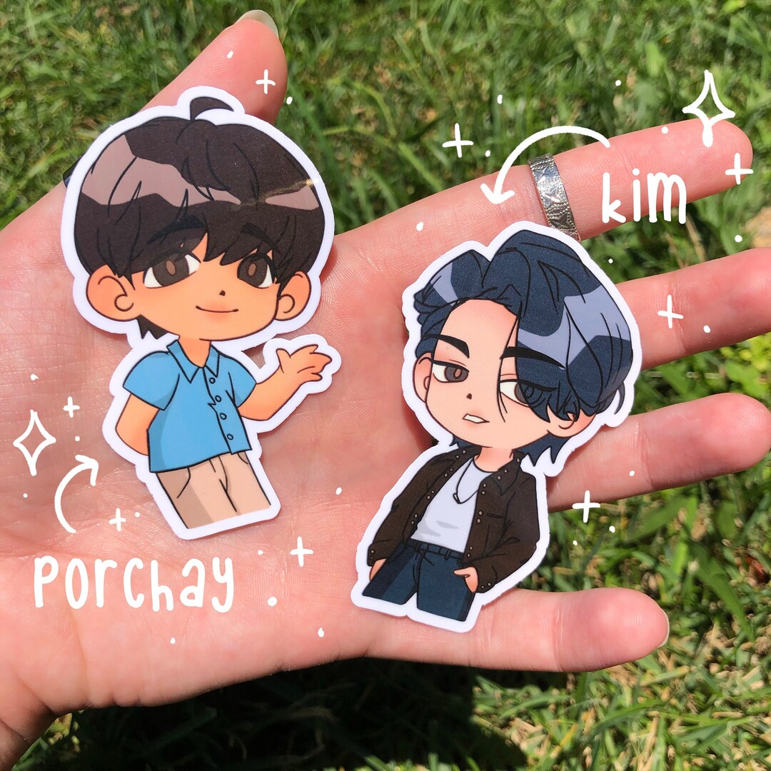 KIM PORCHAY STICKERS // Kinnporsche the Series - Etsy