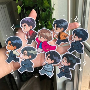 KINNPORSCHE the Series Running Chibi Stickers - Etsy