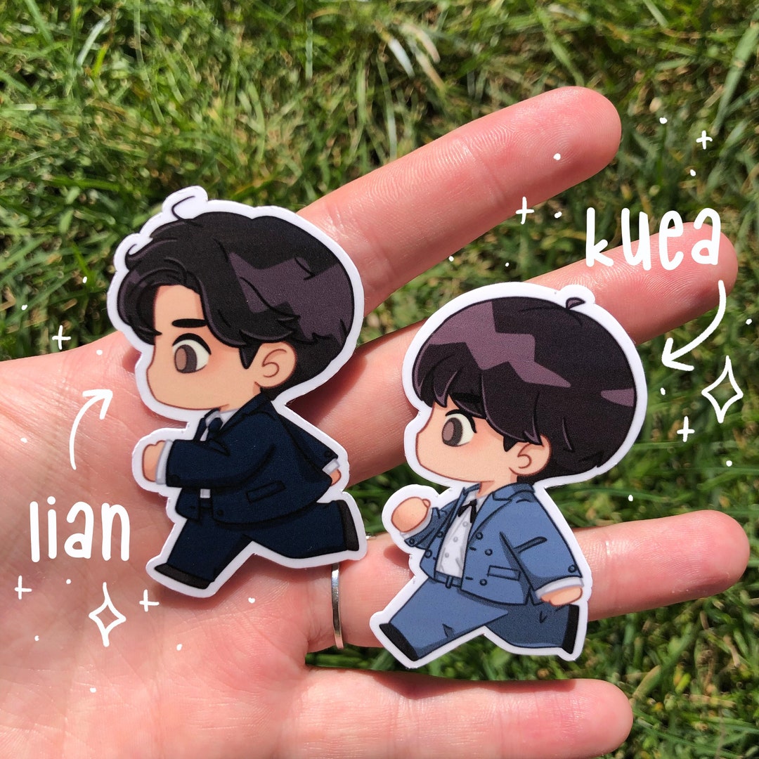 CUTIE PIE the Series Running Chibi Stickers || 2.5" - Etsy