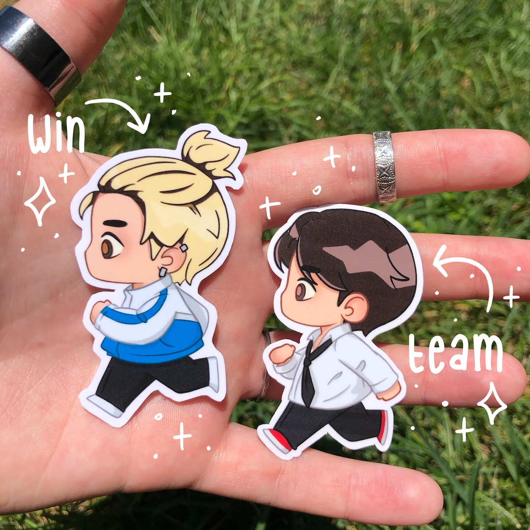 BETWEEN US Running Chibi Stickers - Etsy