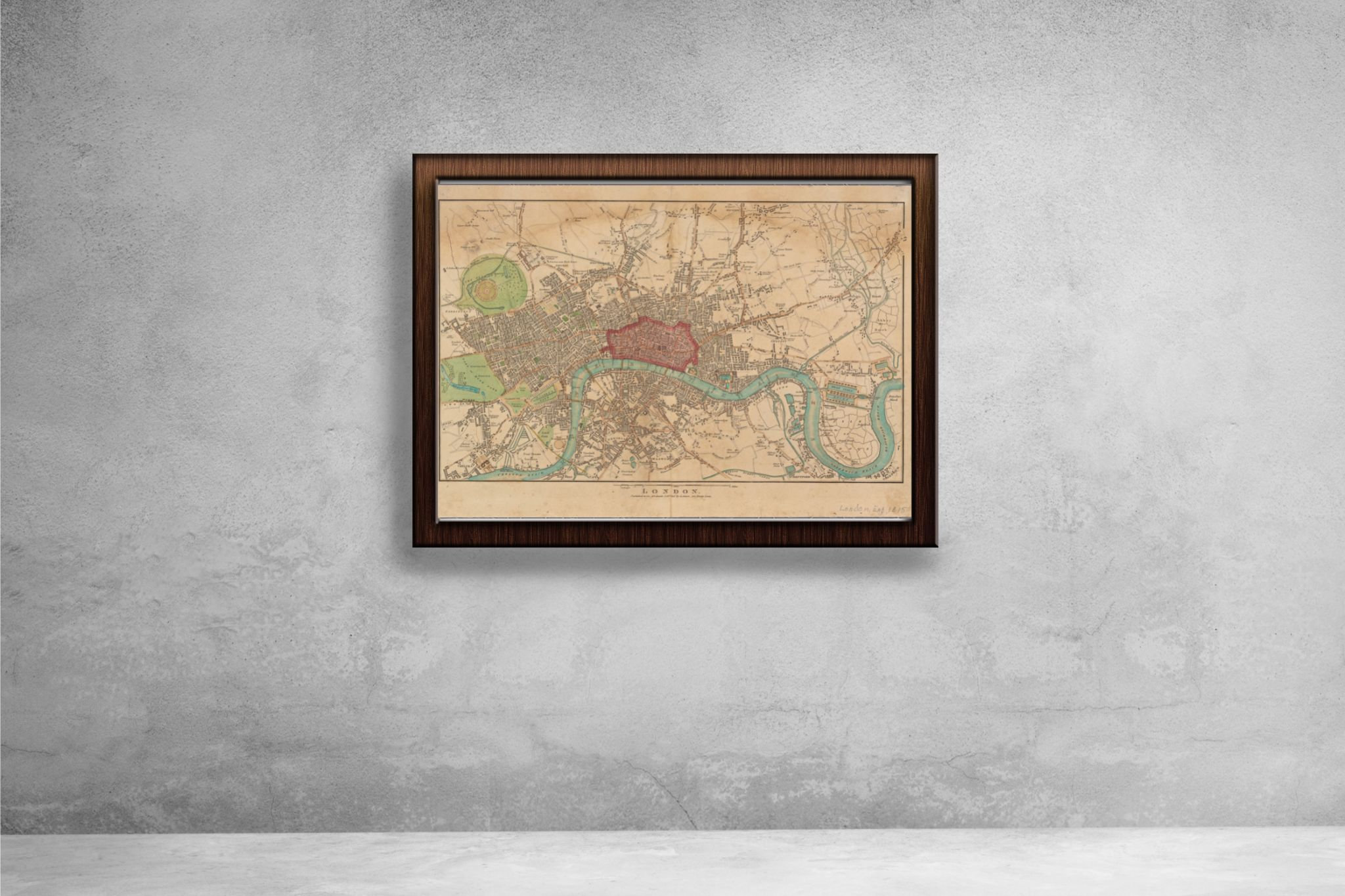 London City Map 1815 - Etsy