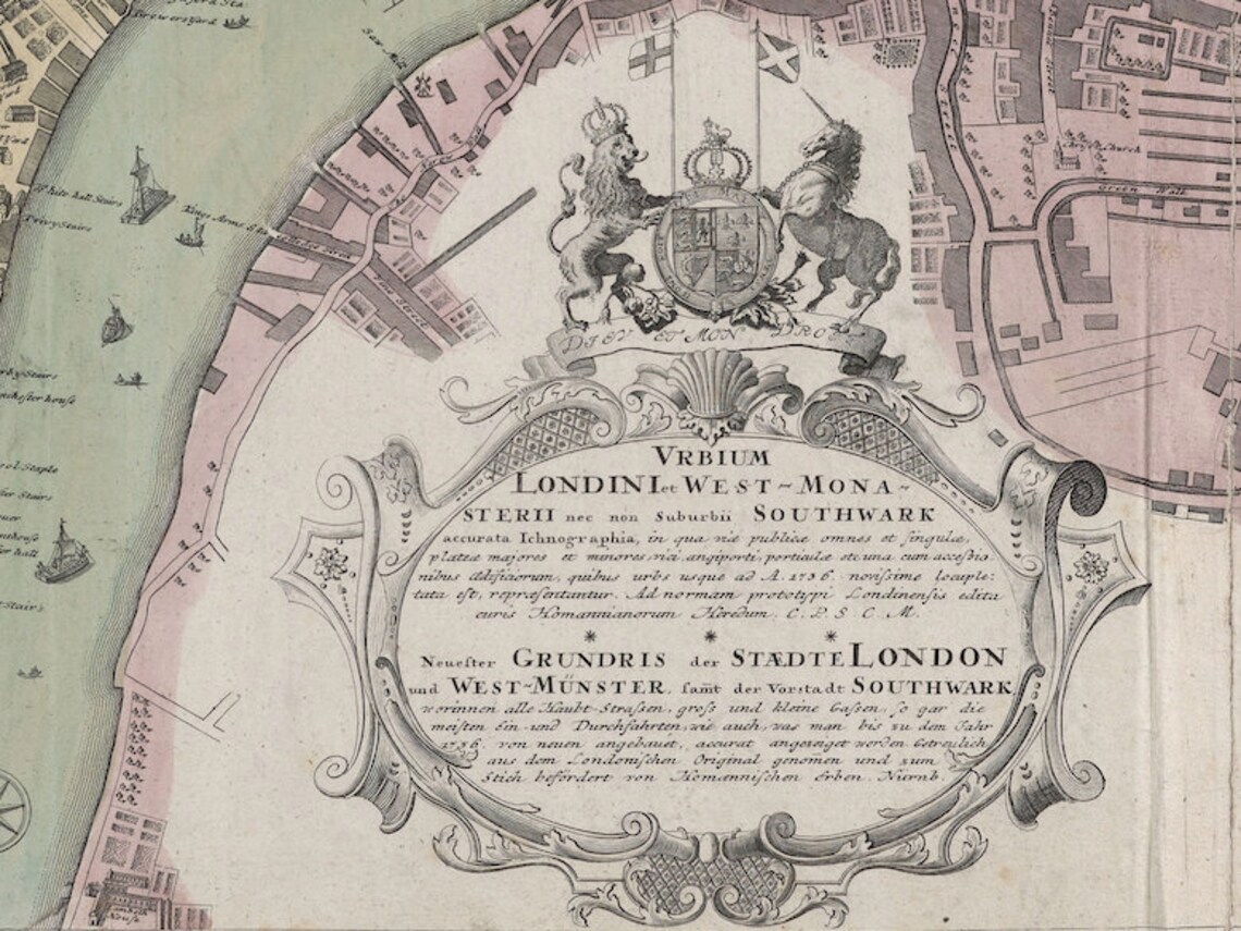 Map London City - Etsy