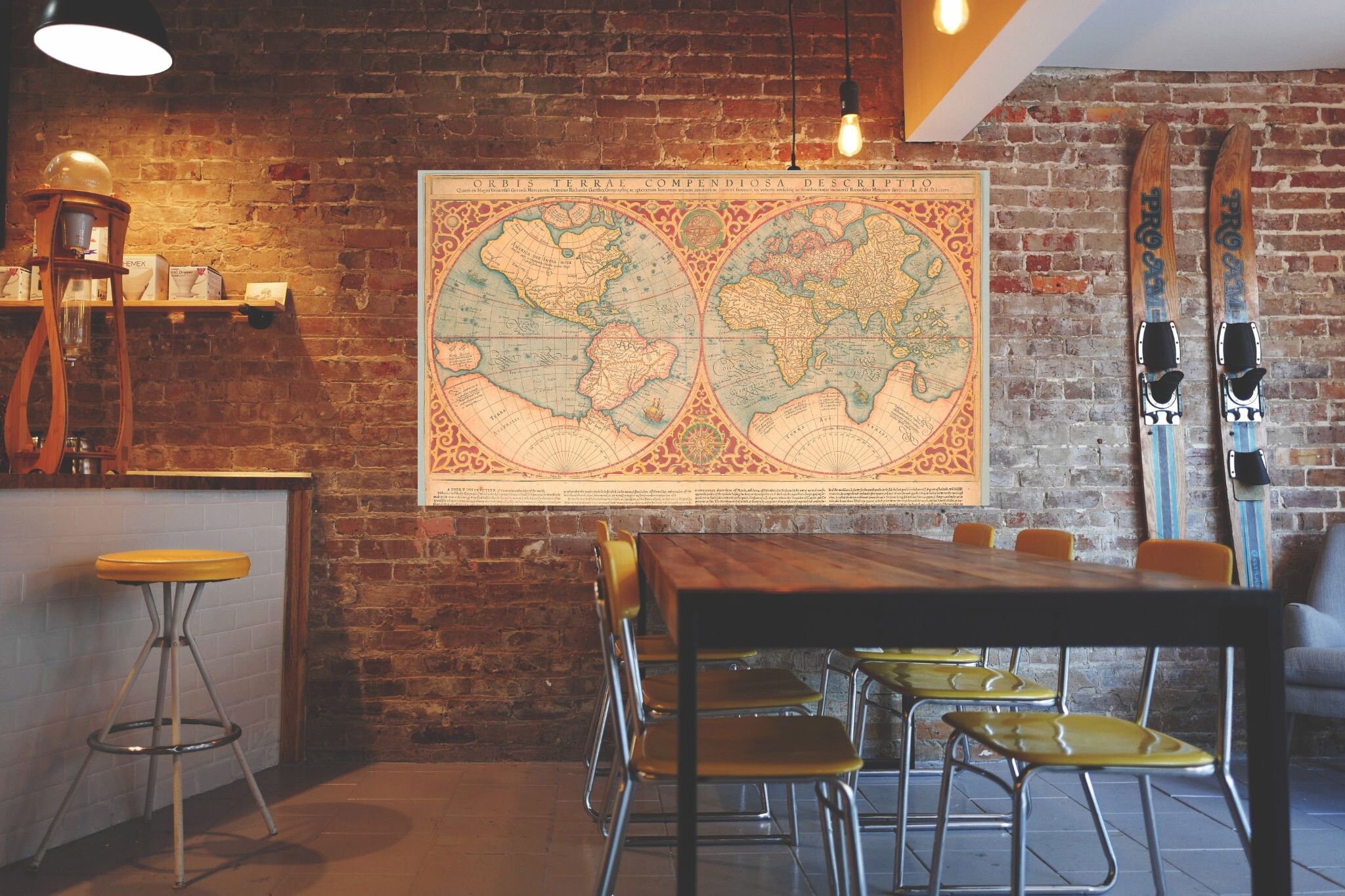 World Map 1637 Poster - Etsy