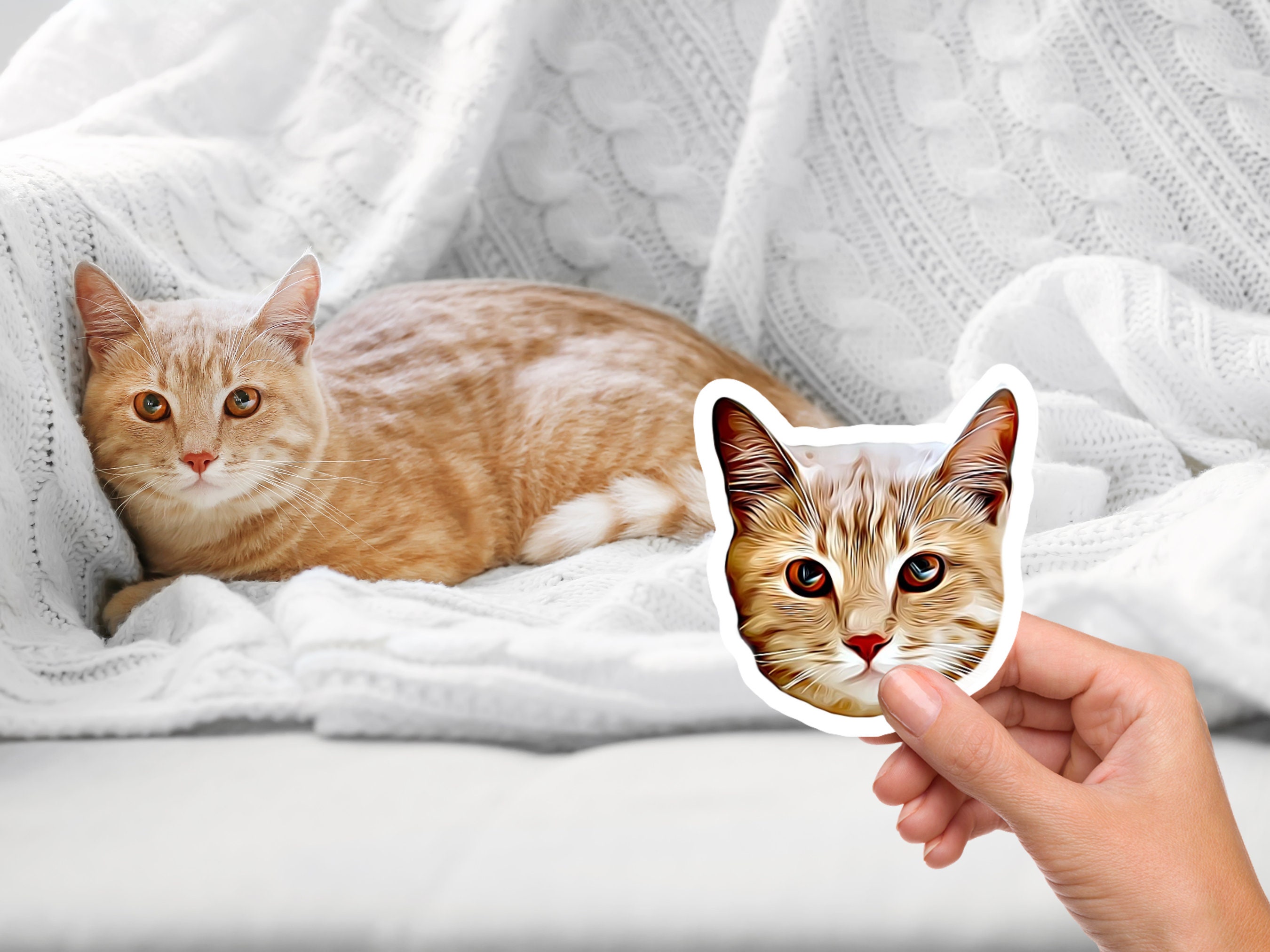 Custom Pet Sticker Using Pet Photo Custom Dog Sticker - Etsy