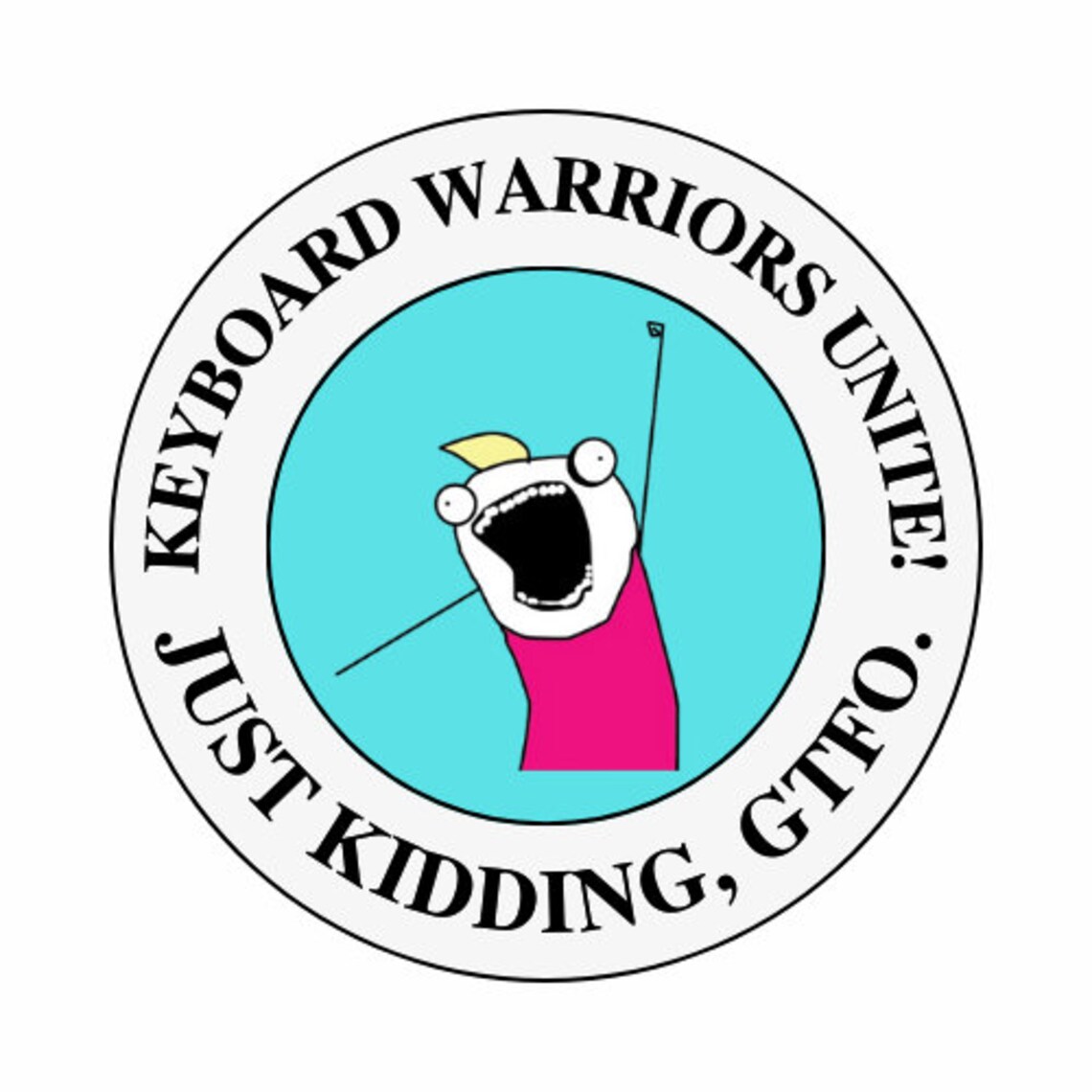 Keyboard Warriors Unite PNG File Makes Stickers, Embroidery Patches ...