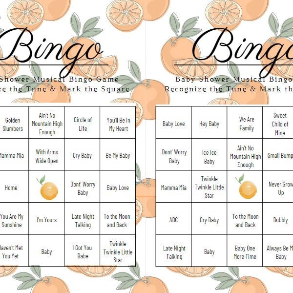 Baby Shower Orange - Etsy