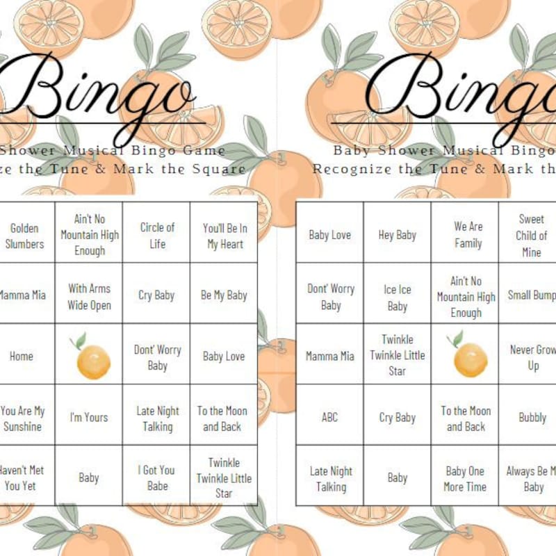 Orange Baby Shower - Etsy