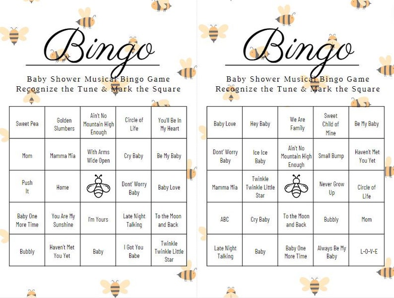 Bee Baby Shower, What'll Baby Bee, Gender Reveal Games, Baby Shower ...