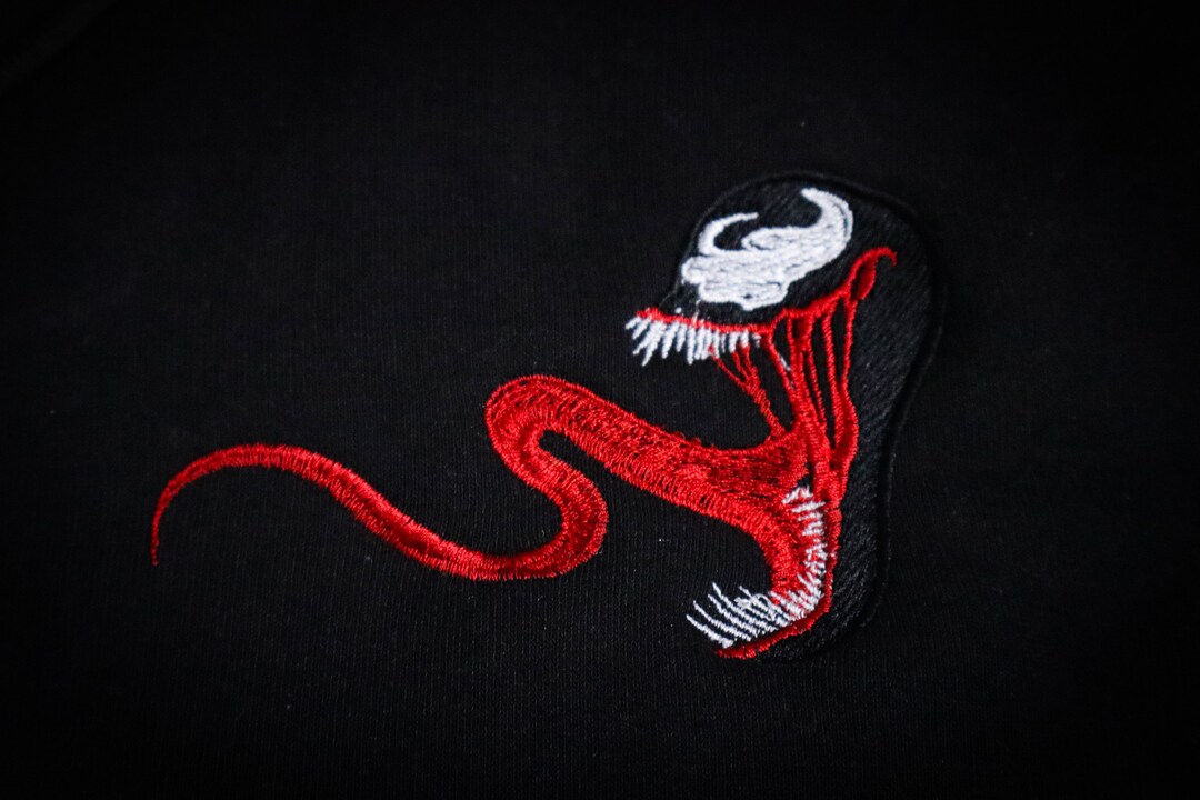 Venom Machine Embroidery Design Logo File, Pes, Dst, Jef, Vp3, Exp, Hus ...