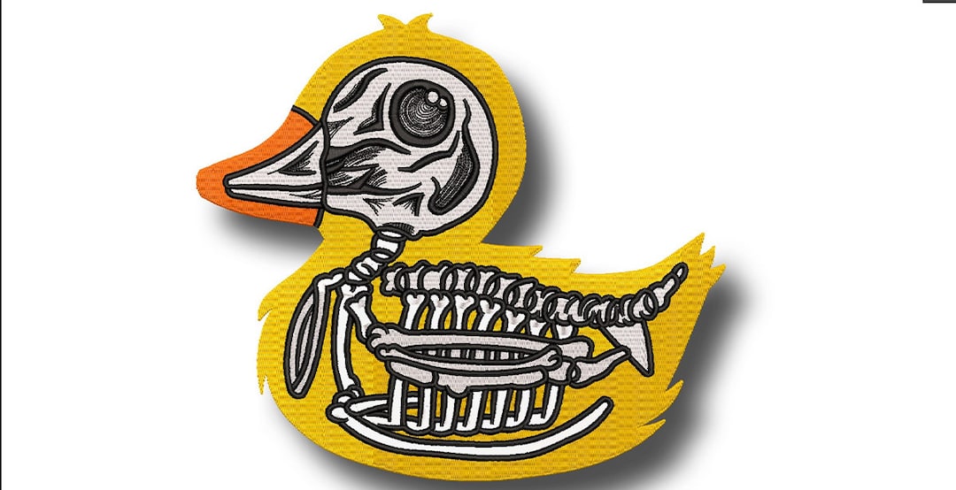 Duck Cartoon Embroidery Design, Machine Embroidery Design File, Pes ...