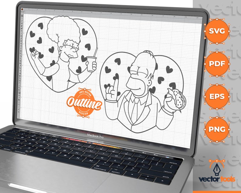 Homer Marge Homer Svg Marge Svg the Simpsons the Simpsons - Etsy