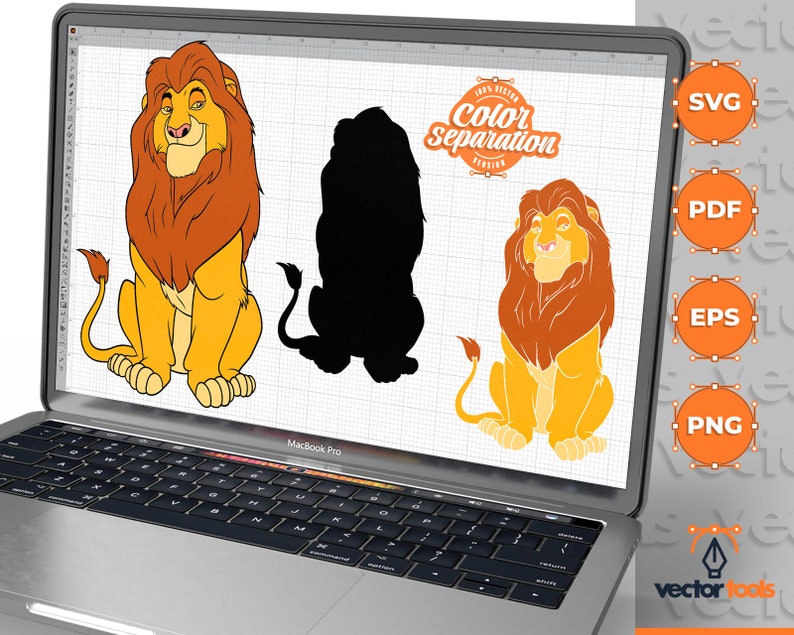 Lion King Svg, Simba Svg, Lion King Png, Lion King, Cricut, Eps, Svg, Pdf, Png, File Cut, High ...