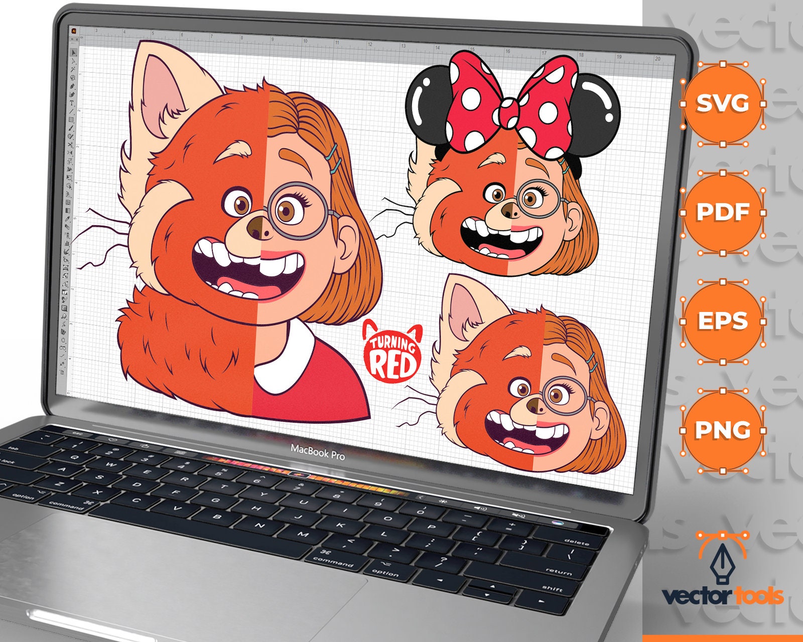 Turning Red, Turning Red Svg, Meilin Svg, Turning Red Clipart, Turning ...