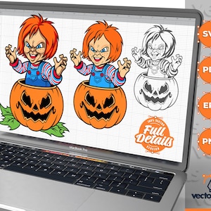 Chucky Svg , Chucky Horror Movie Svg, Halloween Svg, Movie Character ...