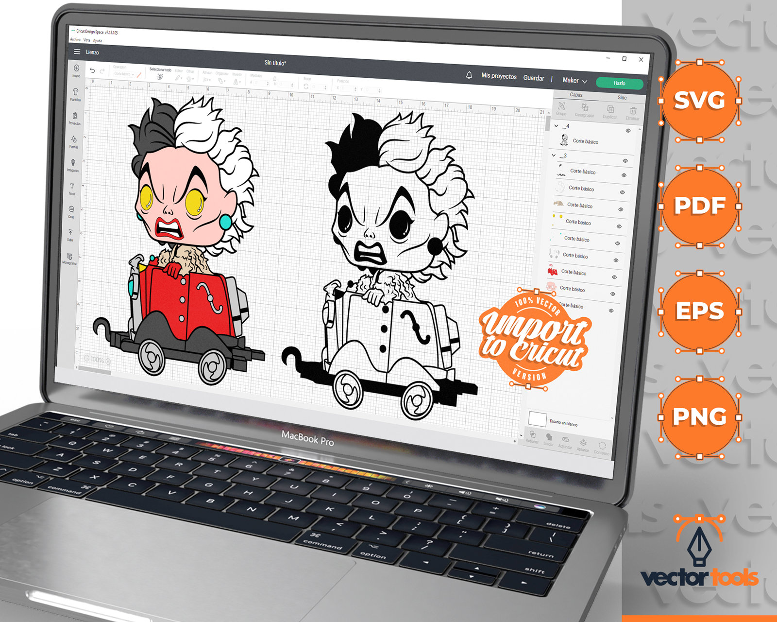 Cruella Svg Funko Villain Svg Cruella De Vil SVG Cruella - Etsy Hong Kong