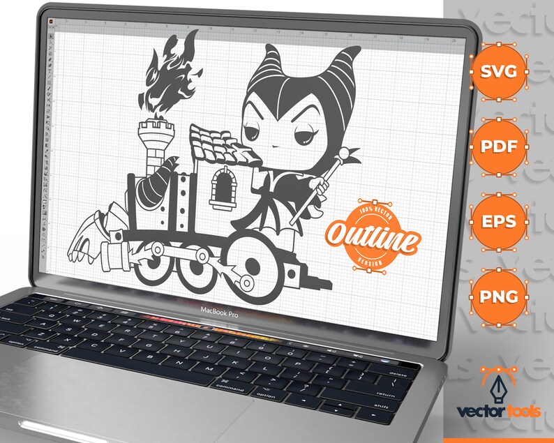Maleficent Svg, Funko, Evil Queen Svg, Maleficent Cut File, Villain Svg ...