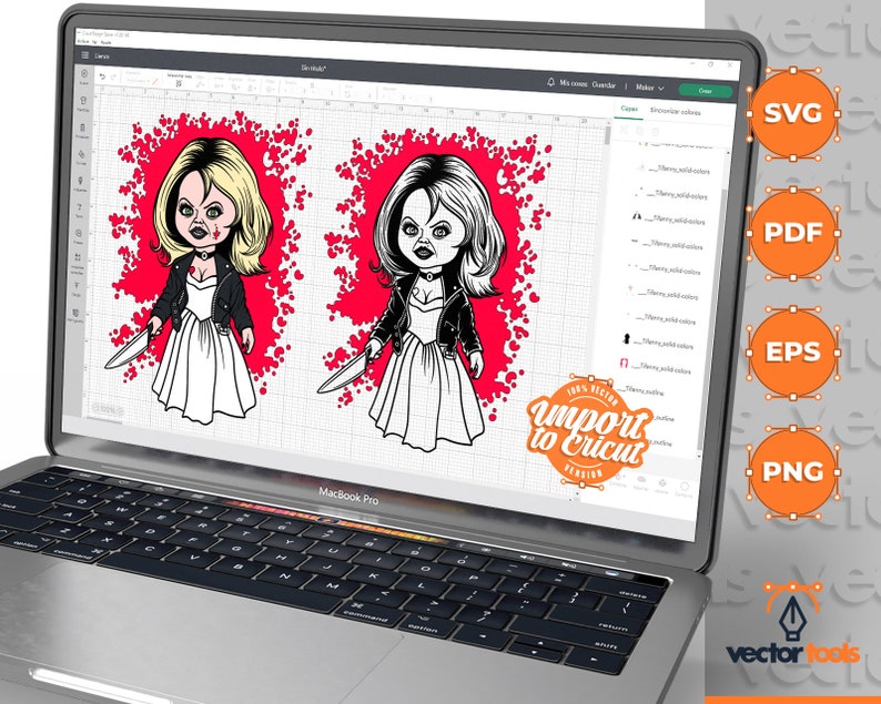 Tiffany SVG, Bride of Chucky, Tiffany Digital File Download, Chucky ...