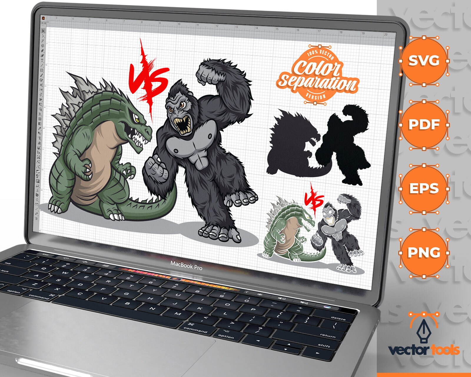 Godzilla Vs Kong Svg Godzilla Vs Kong Official Team Kong - Etsy UK