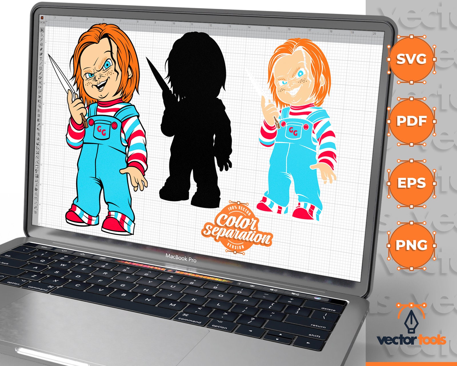Chucky Svg Chucky Horror Movie Svg Chucky Clip Art - Etsy