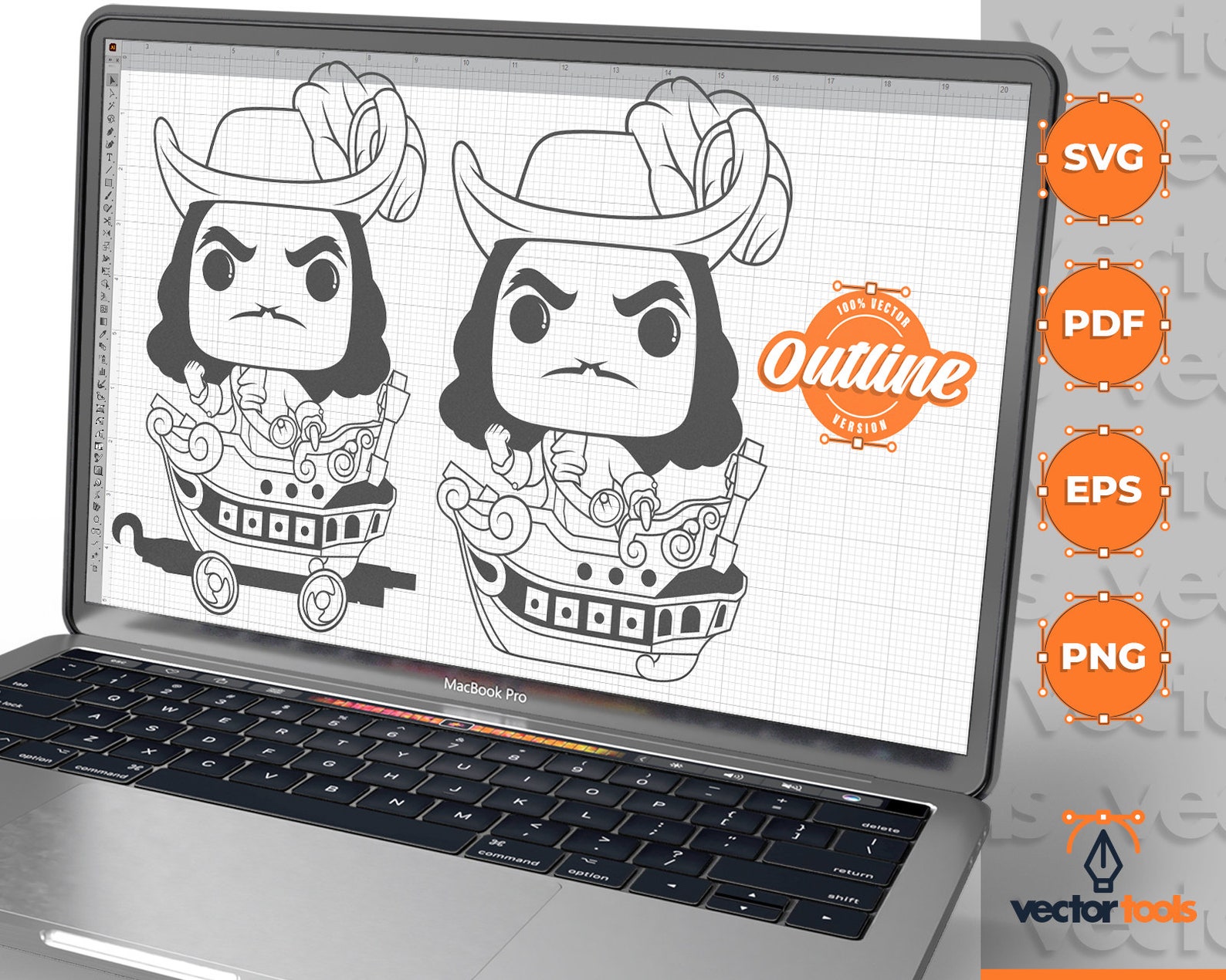 Captain Hook SVG Captain Hook Captain Hook Funko SVG Funko - Etsy