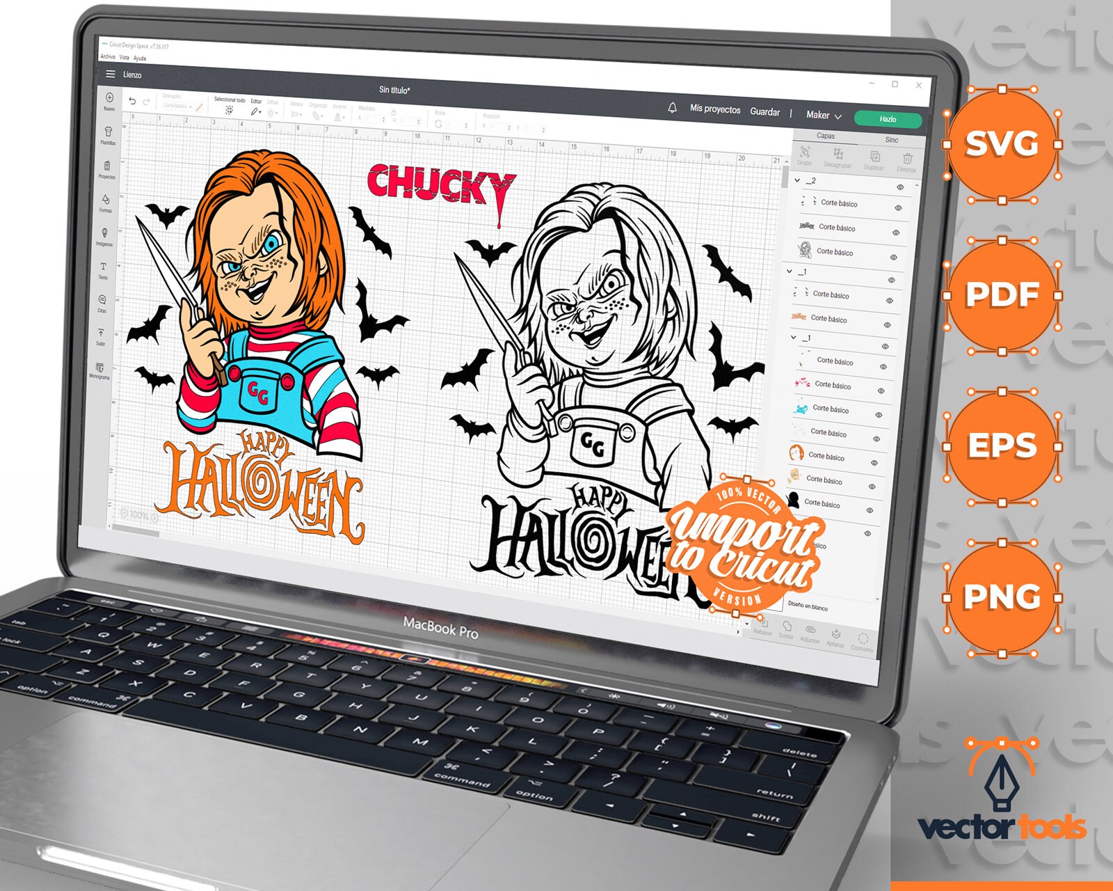 Chucky Svg , Chucky Horror Movie Svg, Halloween Svg, Movie Character ...