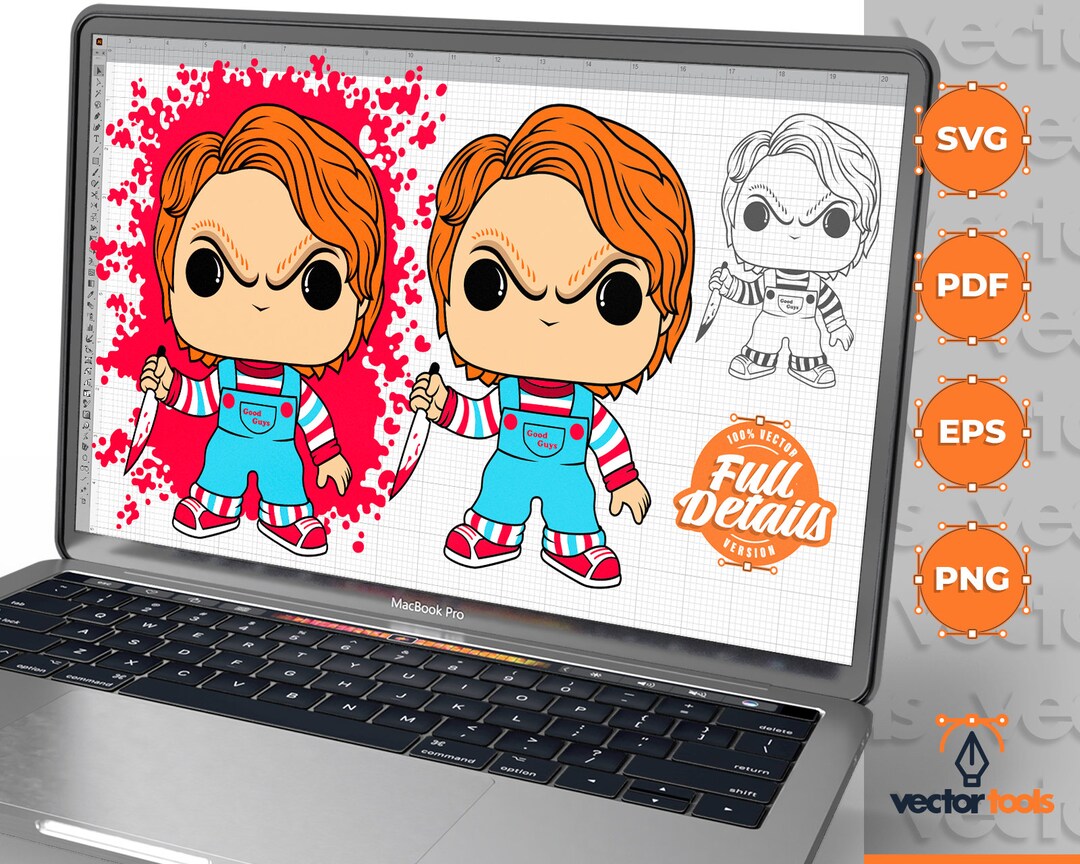 Chucky Svg, Funko, Chucky Horror Movie Svg, Halloween Svg, Movie ...