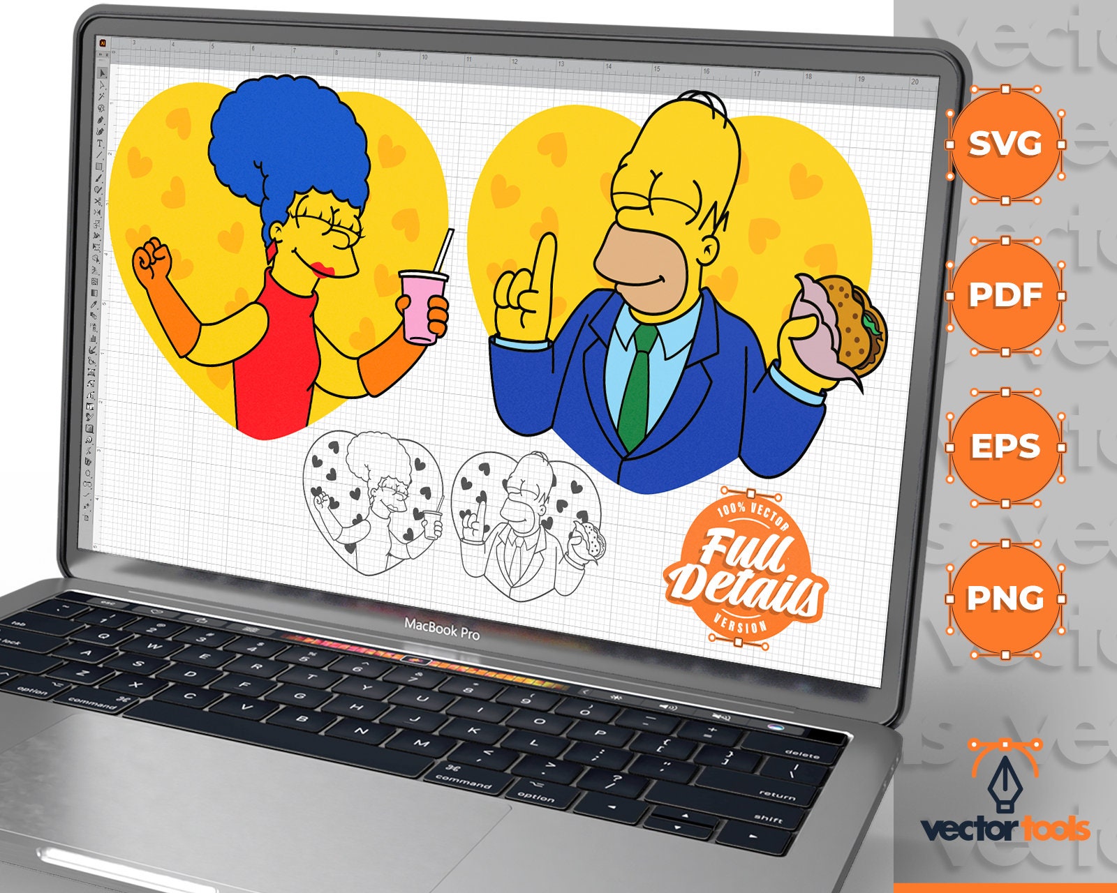 Homer, Marge, Homer Svg, Marge Svg, the Simpsons, the Simpsons Svg, the ...