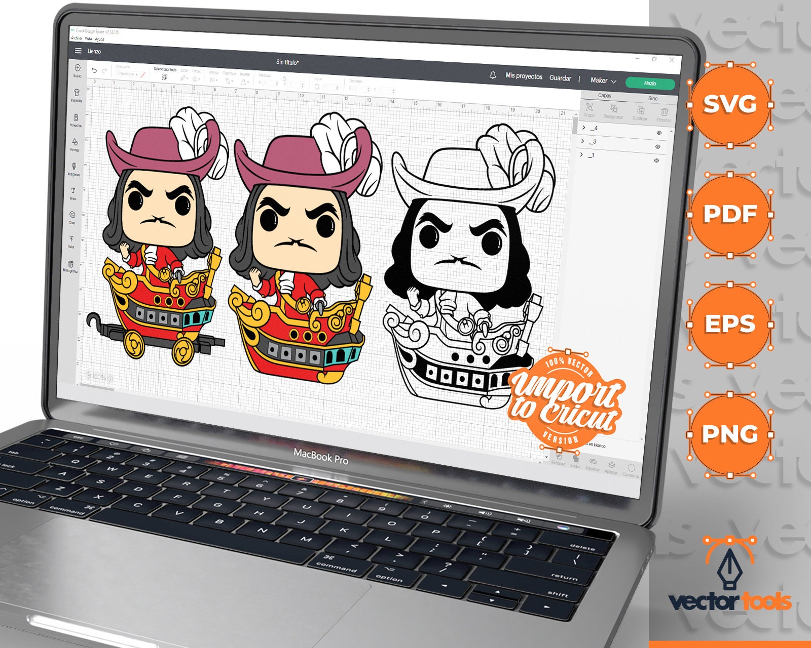 Captain Hook SVG Captain Hook Captain Hook Funko SVG Funko - Etsy