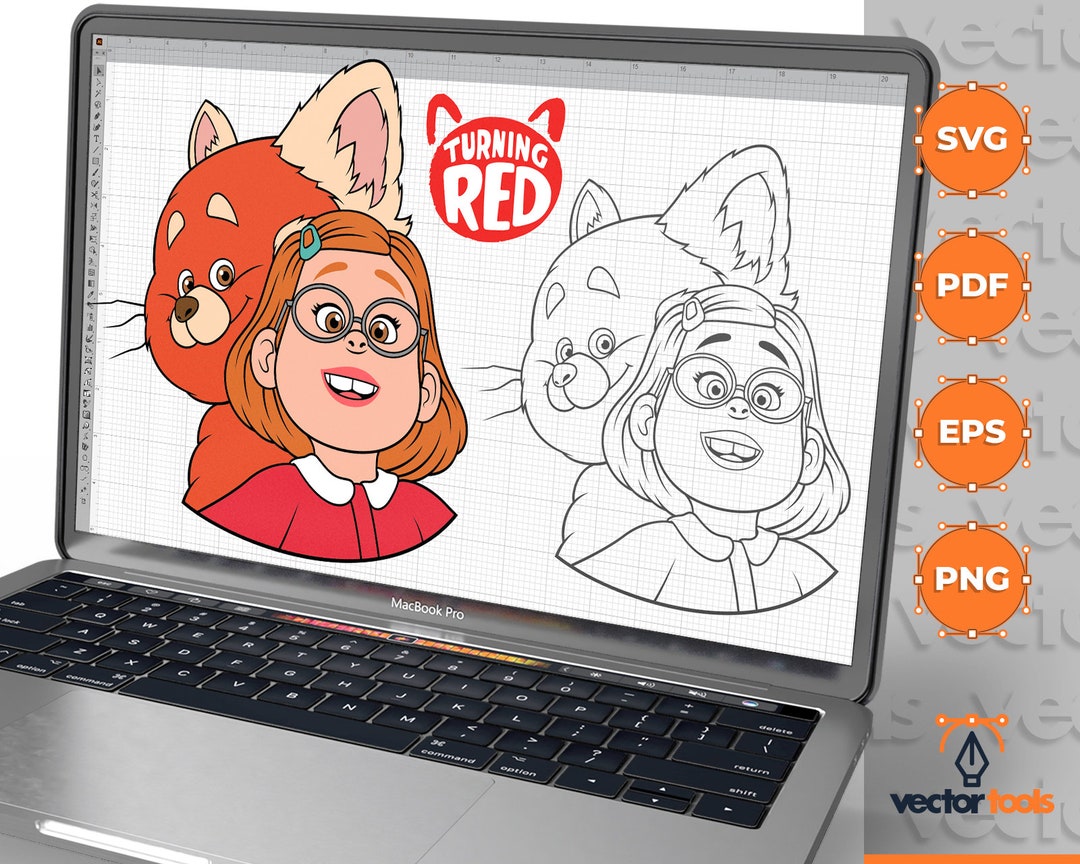 Turning Red, Turning Red Svg, Meilin Svg, Turning Red Clipart, Turning ...