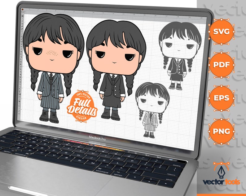 Wednesday SVG, Wednesday Png, Wednesday Funko, Wednesday Addams, the ...