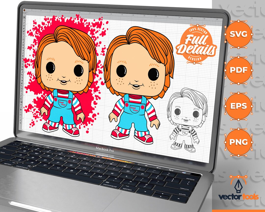 Chucky Svg, Funko, Chucky Horror Movie Svg, Halloween Svg, Movie ...