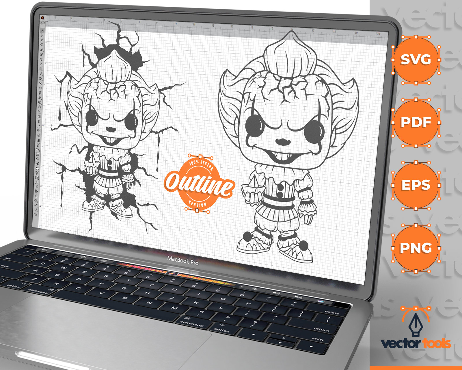 Pennywise Svg It Svg Funko Pennywise Horror Movie Svg - Etsy