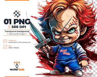 Chucky png, Chucky Horror movie png, Halloween png, PNG, alta ...
