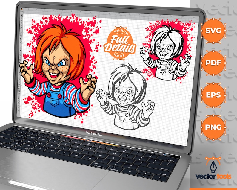 Chucky Svg , Chucky Horror Movie Svg, Halloween Svg, Movie Character Killer Svg , Cricut Svg ...