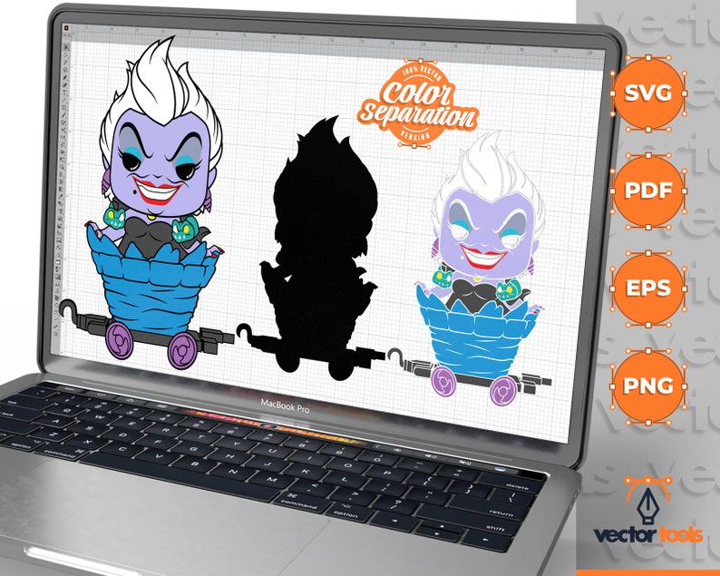 Ursula Svg, Funko, Villain Svg, Little Mermaid SVG, the Little Mermaid ...