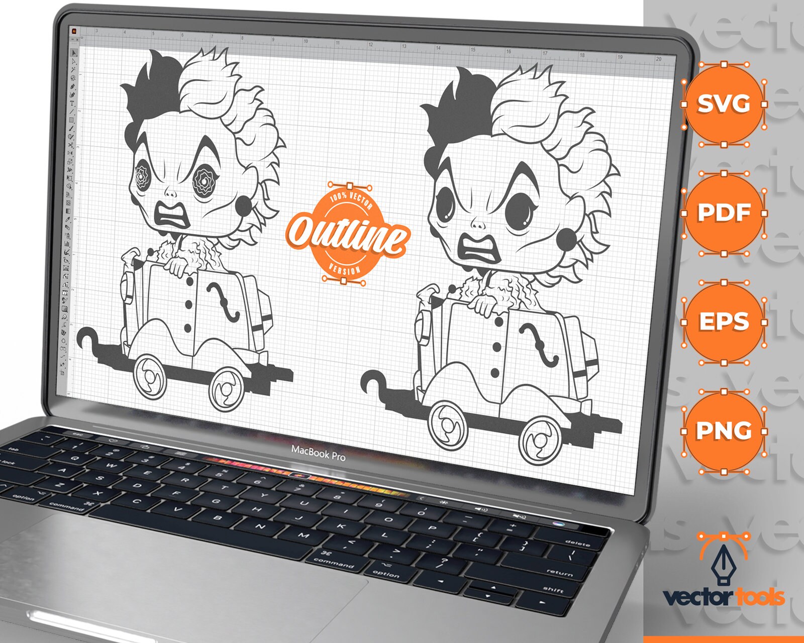 Cruella Svg Funko Villain Svg Cruella De Vil SVG Cruella - Etsy Hong Kong